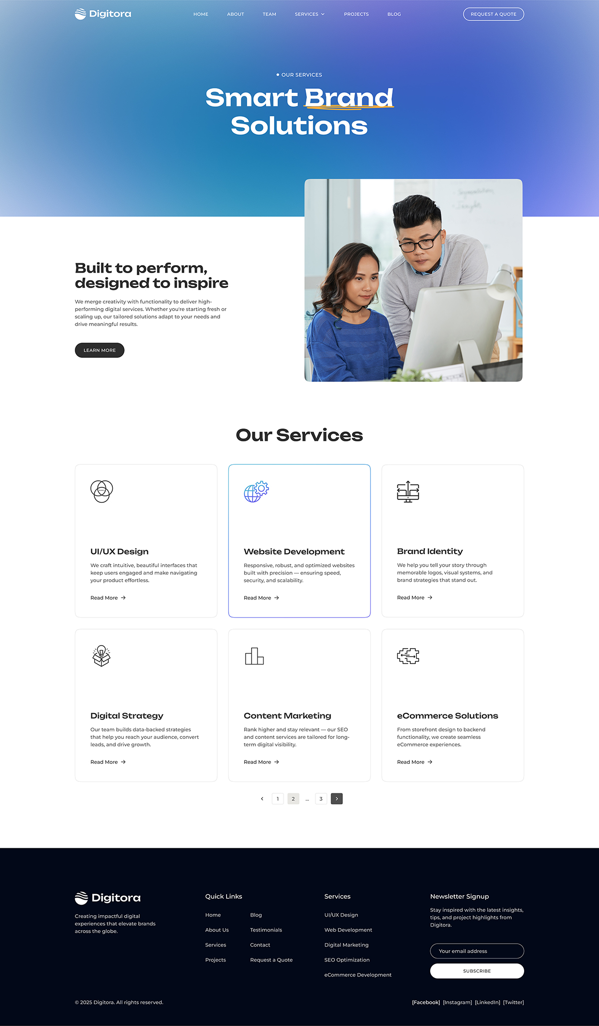 Digitora - Digital Agency Elementor Pro Template Kit by kaththeme | ThemeForest
